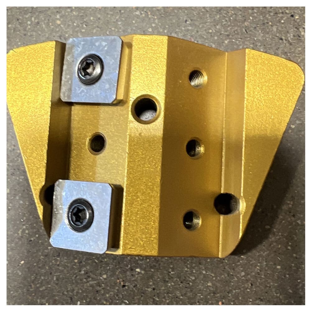 Trapezoid Scraper Tool for Claw DRV. - Hawk Enterprises